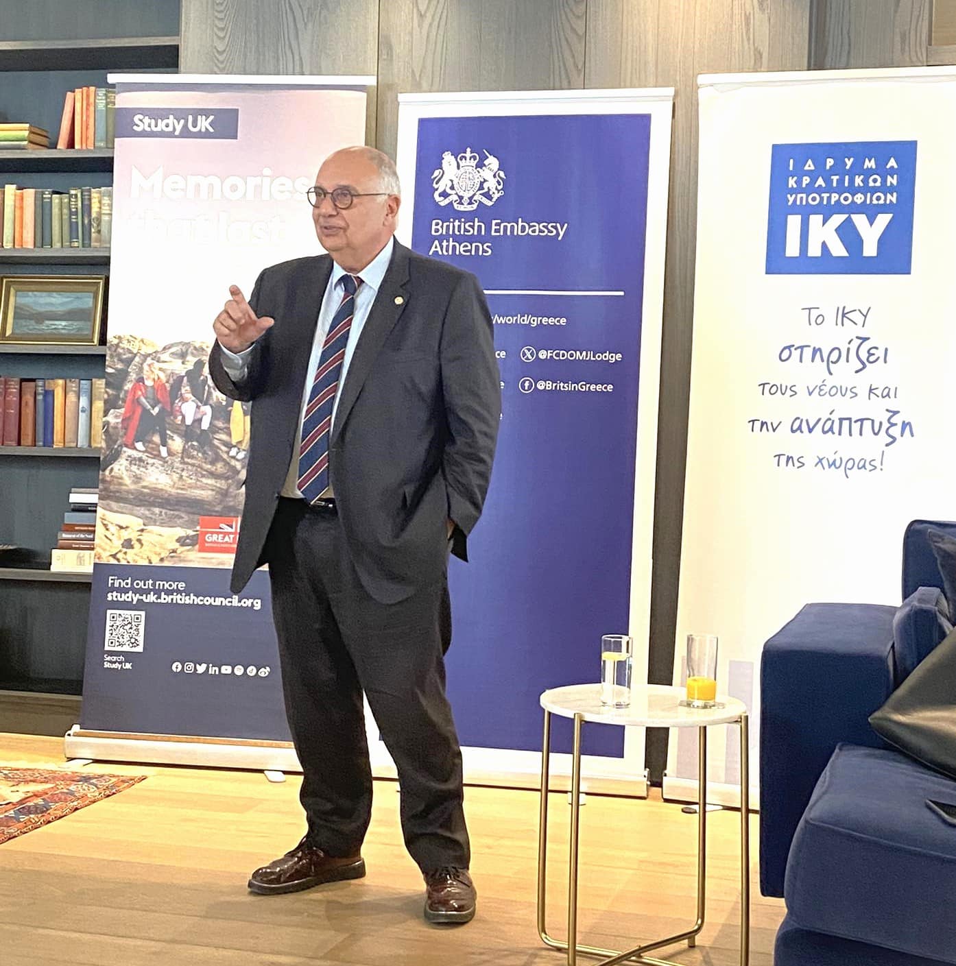 23.4.2024 Ceremony to celebrate the official launching of the 3rd year of the Greek-British ...